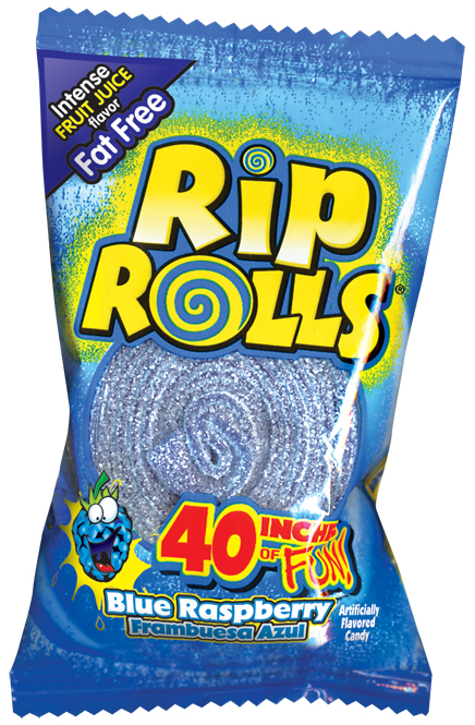 34974-Rip ROLLS Blue Raspberry Count Good | The Foreign Candy Company