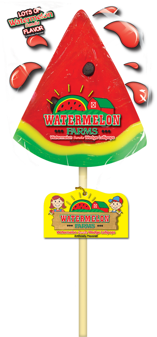 Watermelon Farms lollipops | The Foreign Candy Company