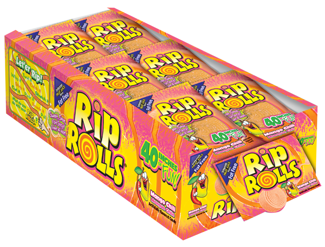 34690 Rip ROLLS Mango Chili Carton | The Foreign Candy Company